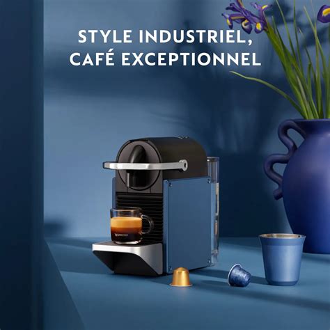 Magimix Machine à Café Nespresso Pixie Redesign Blue Livré Demain Krëfel