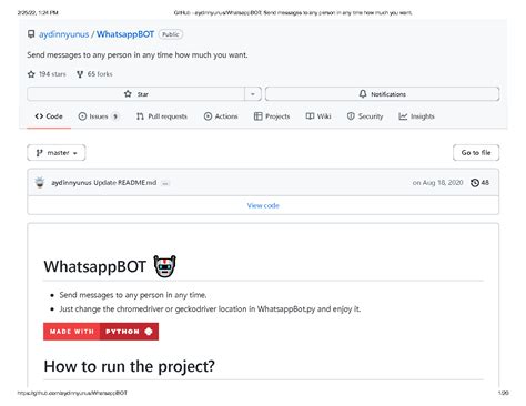 SOLUTION Github Aydinnyunus Whatsappbot Send Messages To Any Person In