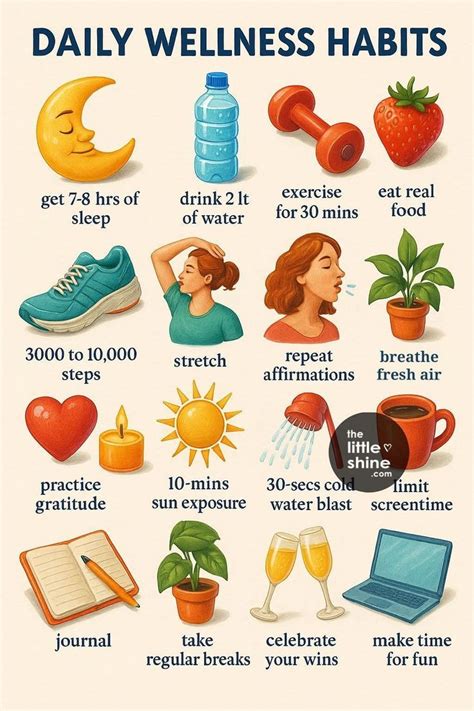 Healthy Habits And Exercise Habits For Mental Health And Wellness