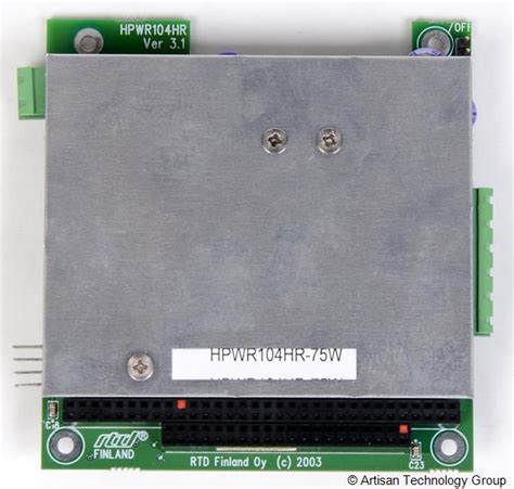 HPWR HR RTD Embedded Technologies PC High Efficiency Power Supply Module ArtisanTG