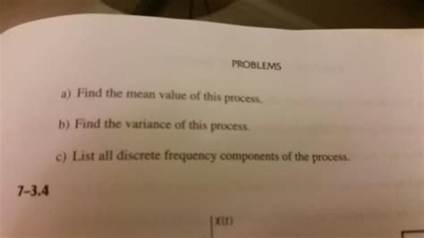 Solved A Stationary Random Process Has A Spectral Density Of Chegg