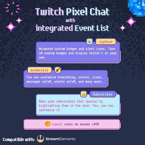 Chat Box Streamelements Etsy