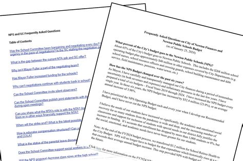 School Committee And Mayor Each Publish Answers To Frequently Asked