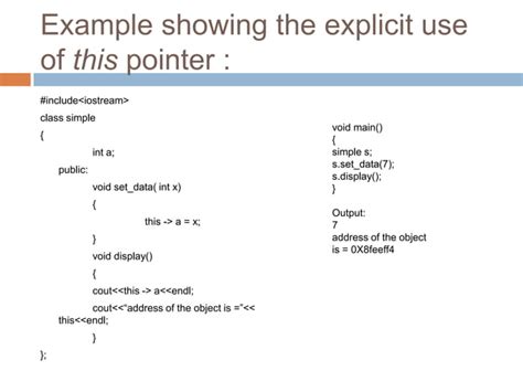 Class And Objects Pptx Programming Languages Computing