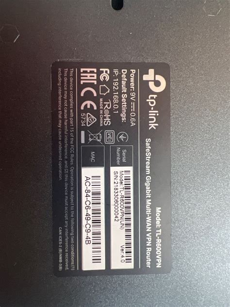 Tp Link Wan Vpn Router Computers And Tech Parts And Accessories Networking On Carousell