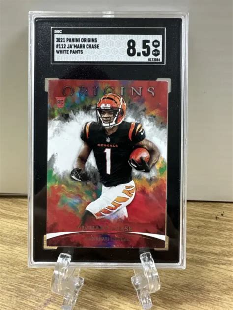 Jamarr Chase Rookie 2021 Panini Origins Rc Parallel White Pants