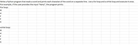 Solved Write A Python Program That Reads A Word And Prints Chegg