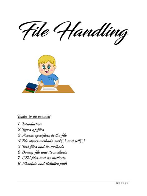 04 File Handling Download Free Pdf Comma Separated Values