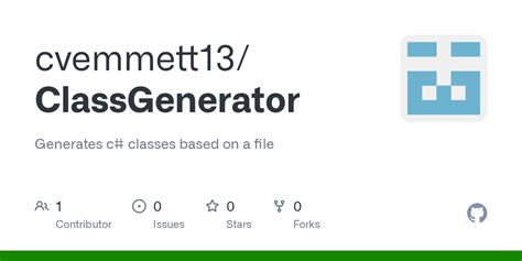 github cvemmett13 classgenerator generates c classes based on a file