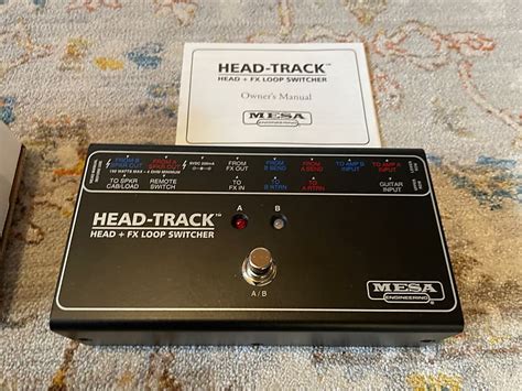 mesa boogie head track amp head effects loop switcher pedal reverb