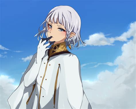 1280x720 Resolution Gray Haired Female Anime Character Hd Wallpaper