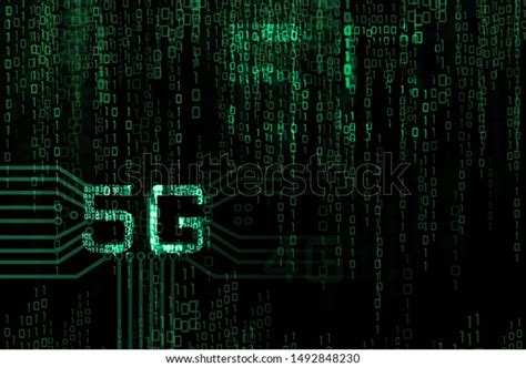 Binary Data Matrix Network 5g Technology 스톡 일러스트 1492848230 Shutterstock