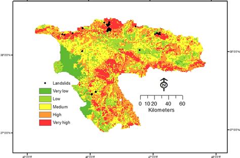 Landslide Susceptibility Map Generated By Conventional AHP Method