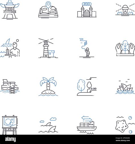 Education And Learning Line Icons Collection Knowledge Practice