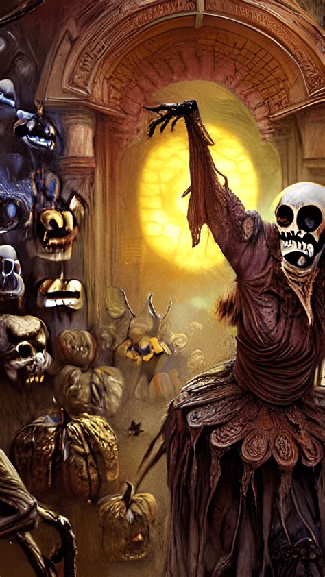 Halloween Skeletons Dancing Graphic · Creative Fabrica