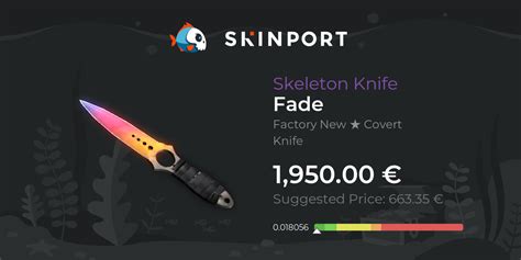 Skeleton Knife Fade Factory New Cs Go Skinport