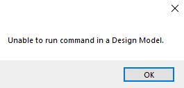 OpenRoads OpenSite Unable To Run Command In A Design Model Communities