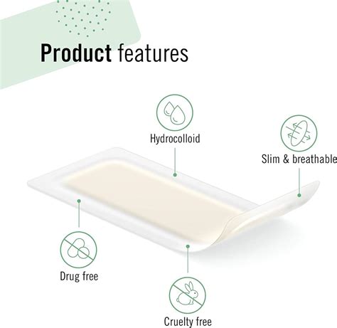 Kascin Premium Spot Treatment Pimple Patch Xl 10 Hydrocolloid Acne