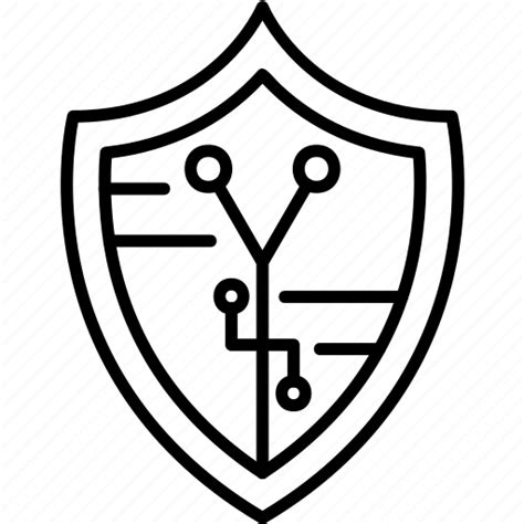 Shield Cyber Protection Safe Security Icon Icon Download On