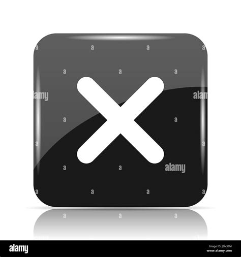 X Close Icon Internet Button On White Background Stock Photo Alamy