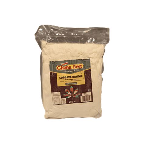 Ghana Best Cassava Dough 2kg Afrocaribbeanintercontinental
