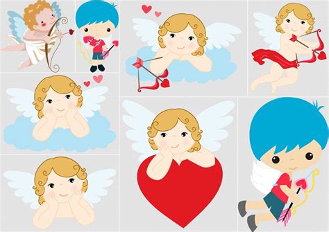 Clipart De Cupidos Scrapbook Printables Free Clip Art Love Valentines