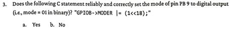 Solved Does The Following C ﻿statement Reliably And