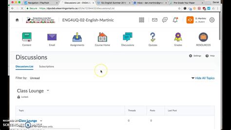 Start Discussion Thread D2l Youtube