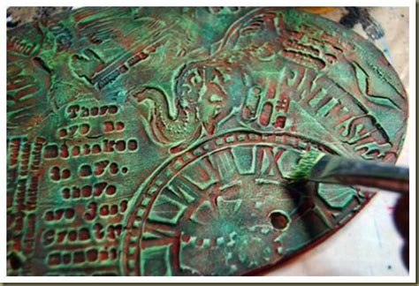 Modeling Paste Technique Explained Modeling Paste Polymer Clay Art Art Journal Techniques