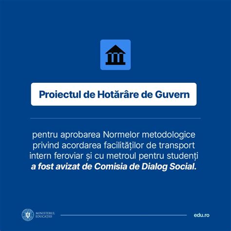 Ministerul Educației anunță ședință de Guvern pentru aprobarea normelor metodologice privind