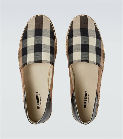 Burberry House Check Canvas Espadrilles Burberry