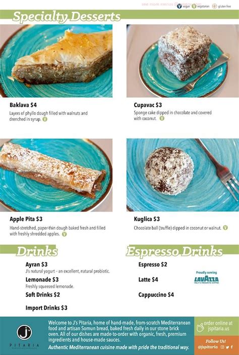 Online Menu Of Js Pitaria Restaurant St Louis Missouri 63128 Zmenu
