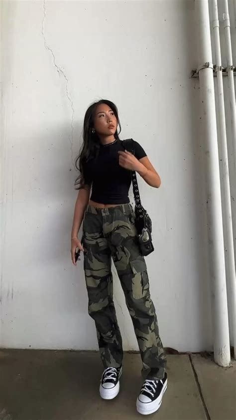 Outfit Ideas🖤 Army Pants Outfit Camo Pants Outfit Pants Outfit