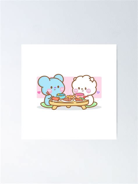 Namjin Cute Bts Members Bt21 Character Koya And Rj Rm And Jin Ship