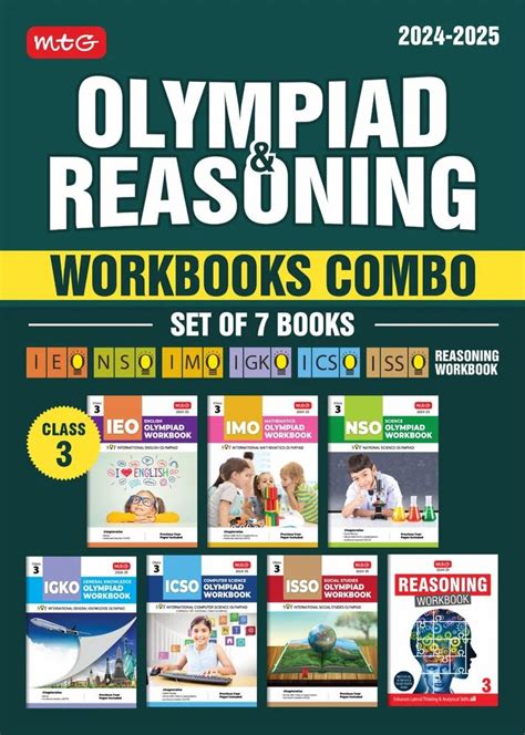 Class 3 Work Book And Reasoning Book Combo For Nso Imo Ieo Icso Igko