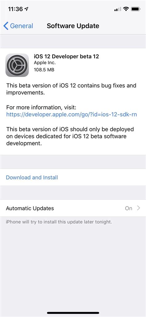 Apple Just Released Ios 12 Beta 12 For Iphone To Developers Fixes Software Update Bug « Ios