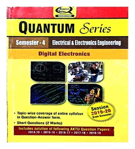 Quantum Series Digital Electronics 2020 B Tech Semester 4