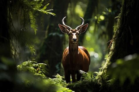 Premium Ai Image Elusive Saola Also Known As The Asian Unicorn