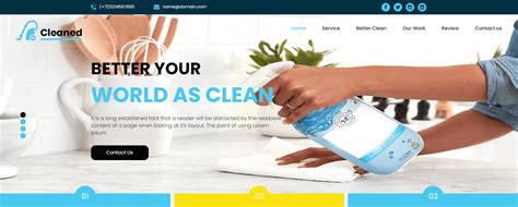 15 Cleaning Services Html Website Template Free Download