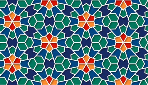 Arabic Seamless Pattern With Classic Islamic Vector Image