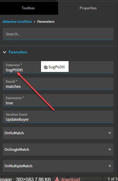 Kinectic Application Studio Iterate Dataview Rows To Update Values