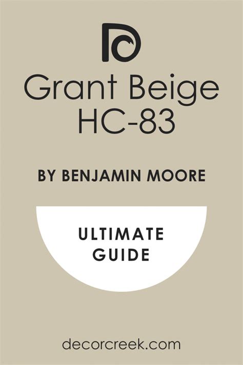 Grant Beige Hc 83 Paint Color By Benjamin Moore Decorcreek