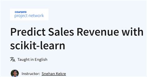 Predict Sales Revenue With Scikit Learn Computer Languages Clcoding