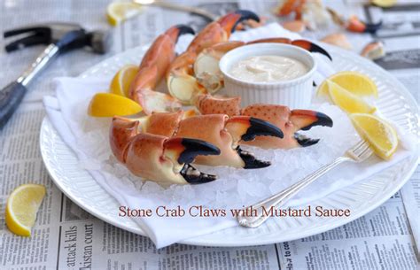 Stone Crab Claws With Mustard Sauce — Former Chef