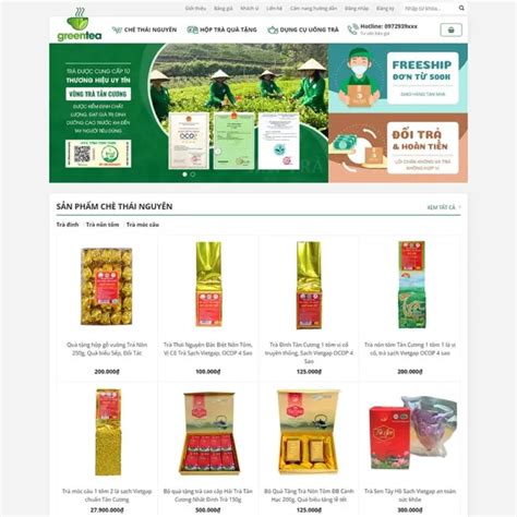 Source Code Mẫu Website Bán Trà Xanh 03 Chuẩn đẹp 2025 Themevip Source Code Mẫu Website Chất Mà Rẻ