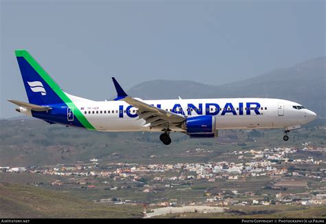Aircraft Photo Of TF ICP Boeing 737 8 Max 8 Icelandair AirHistory