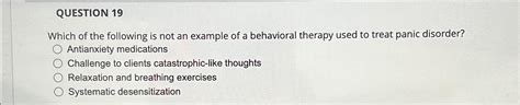 Solved Question 19which Of The Following Is Not An Example