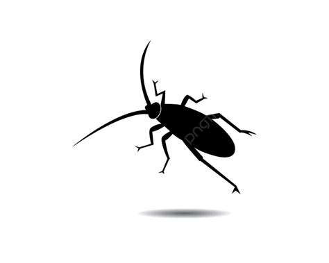 Cockroach Silhouette Vector Png Cockroach Logo Template Vector Icon