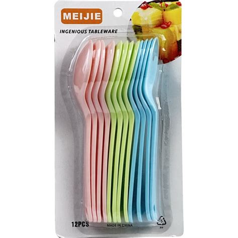 12pc Plastic Spoon