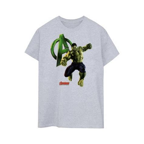 Hulk Pose T Shirt Herr Sports Grey M Cdon